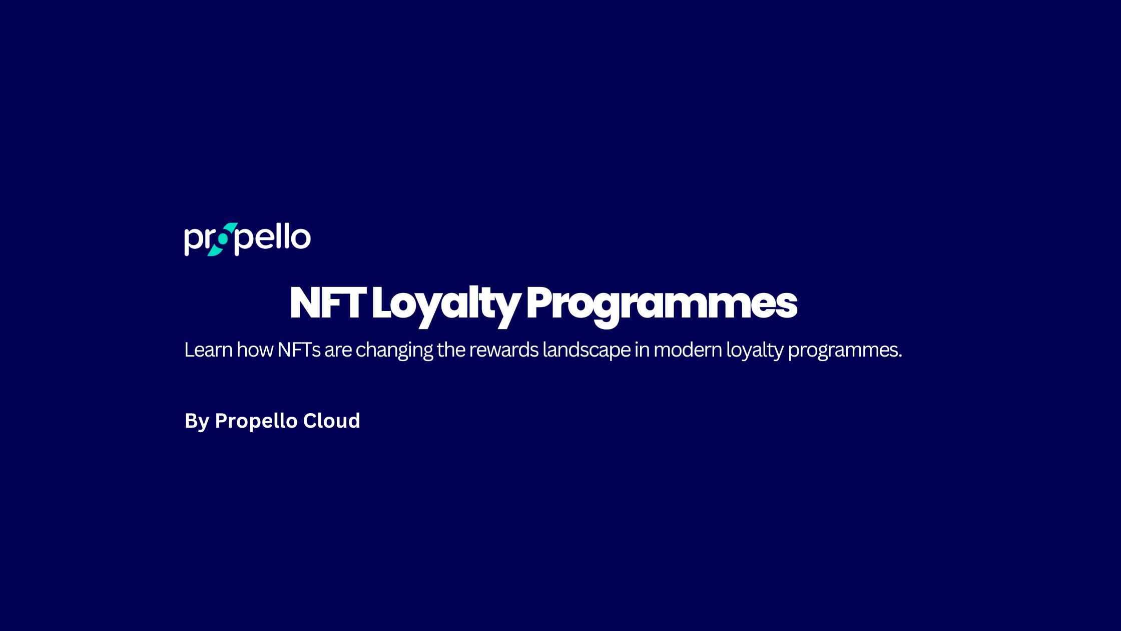 NFT Loyalty Programmes - Missing Piece in the Customer Loyalty Puzzle?